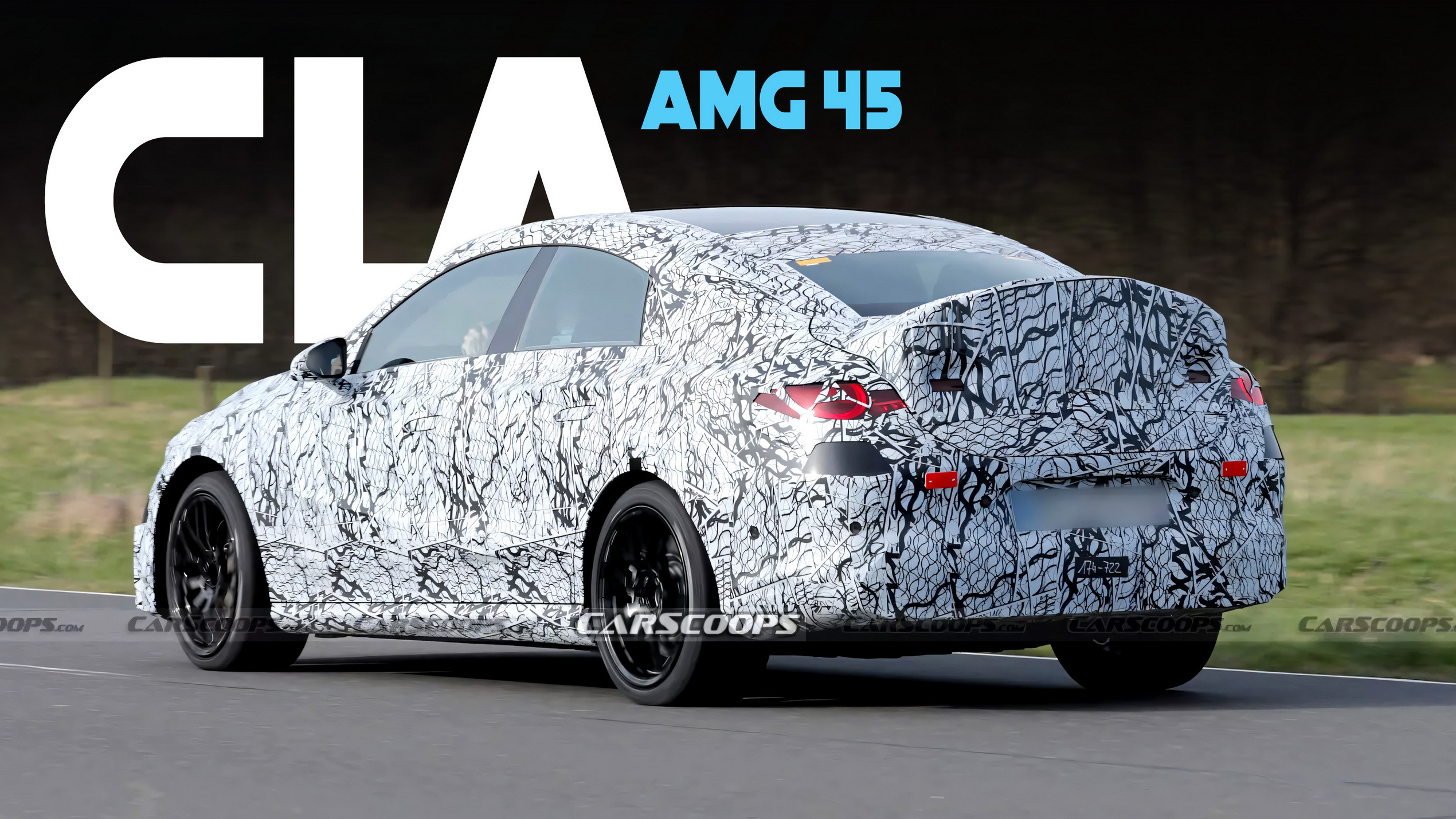 Mercedes-AMG CLA 45 Could Be A 500+ HP EV With Fake V8 Sounds | Carscoops