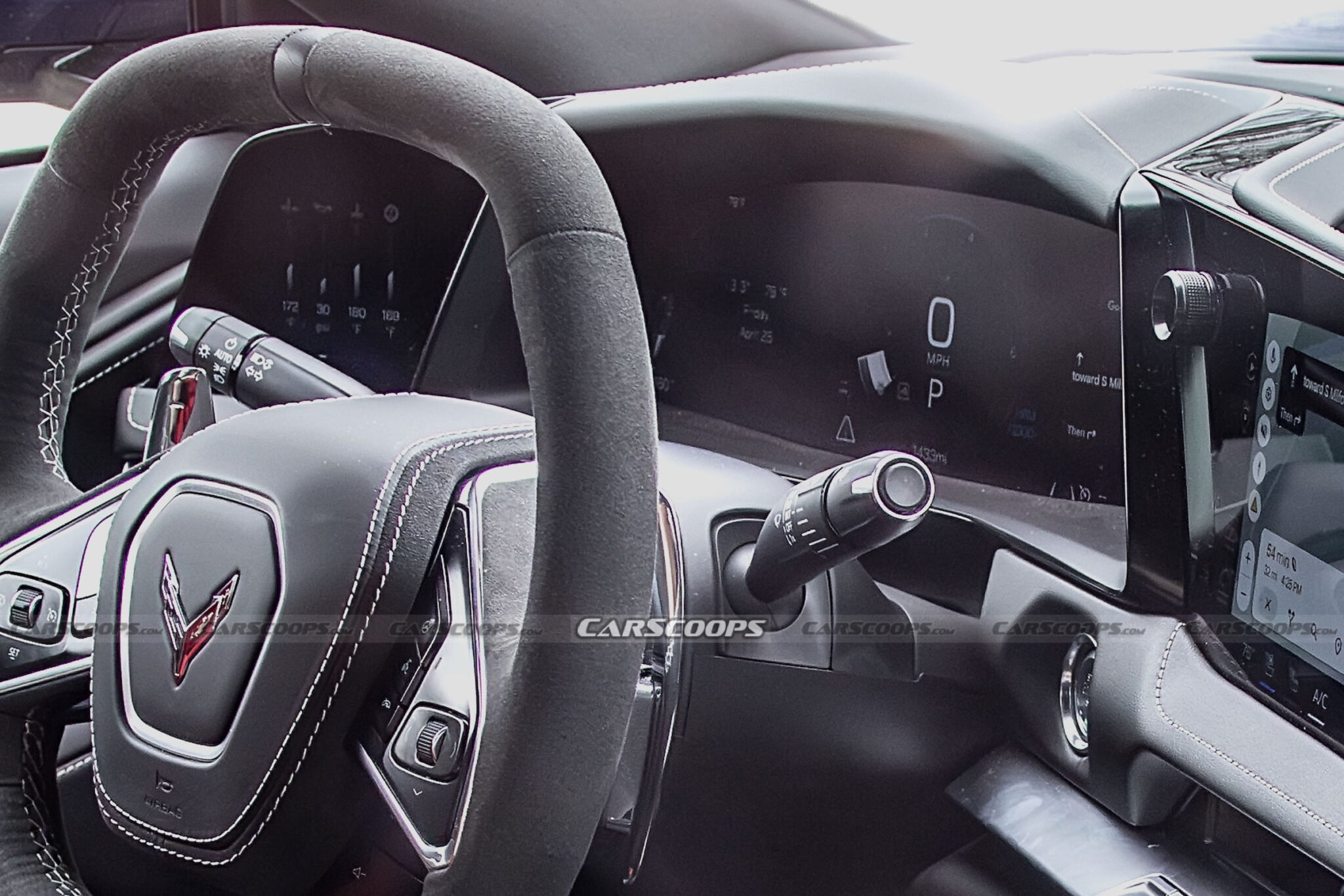 This Is The 2026 Corvette Facelift’s Interior | Carscoops