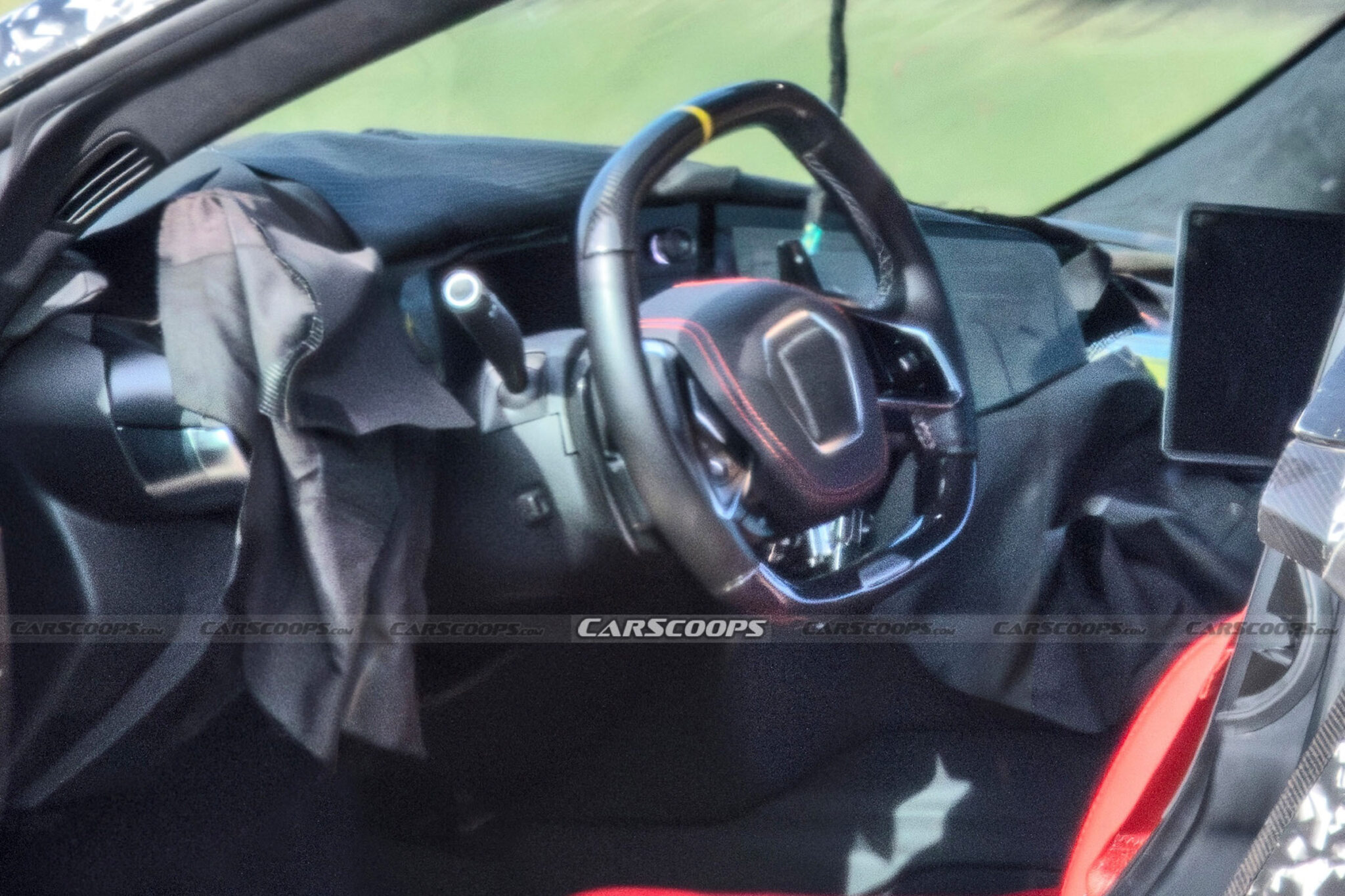 This Is The 2026 Corvette Facelift’s Interior | Carscoops
