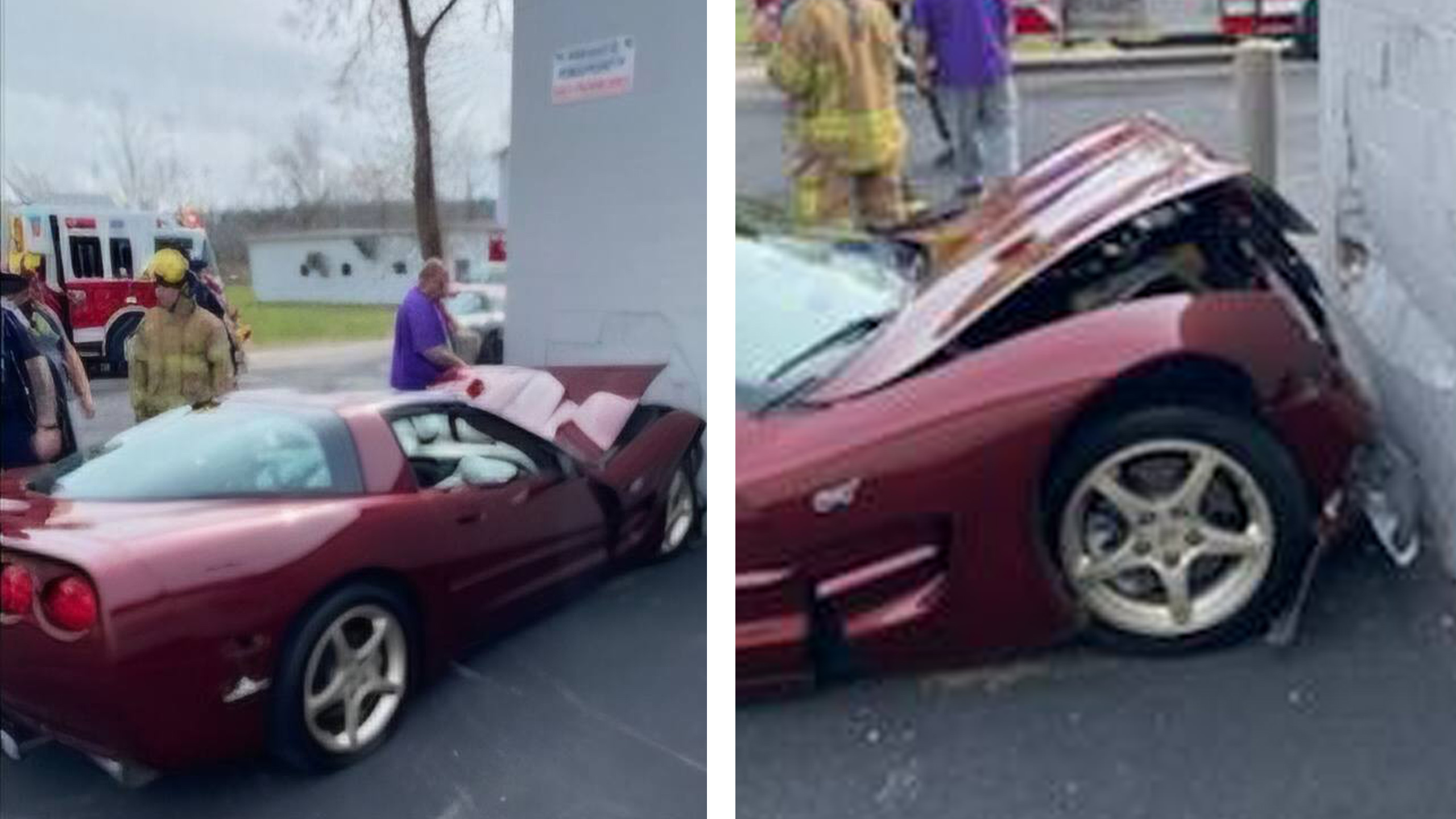 Woman Blames Flip-Flops For Crashing Corvette Into Building | Carscoops