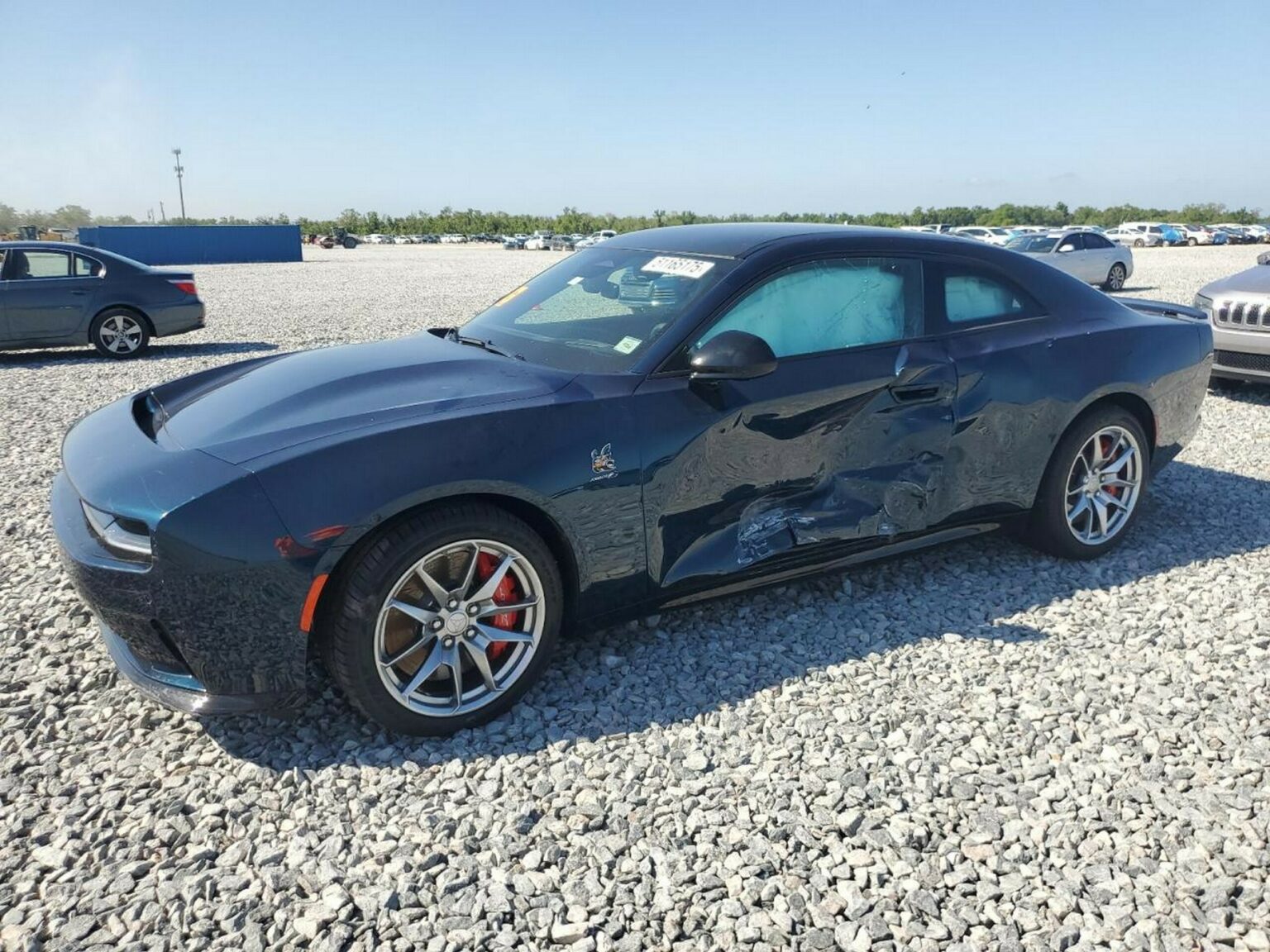 Can A HEMI V8 Save This Wrecked Dodge Charger Daytona EV From The Scrap ...
