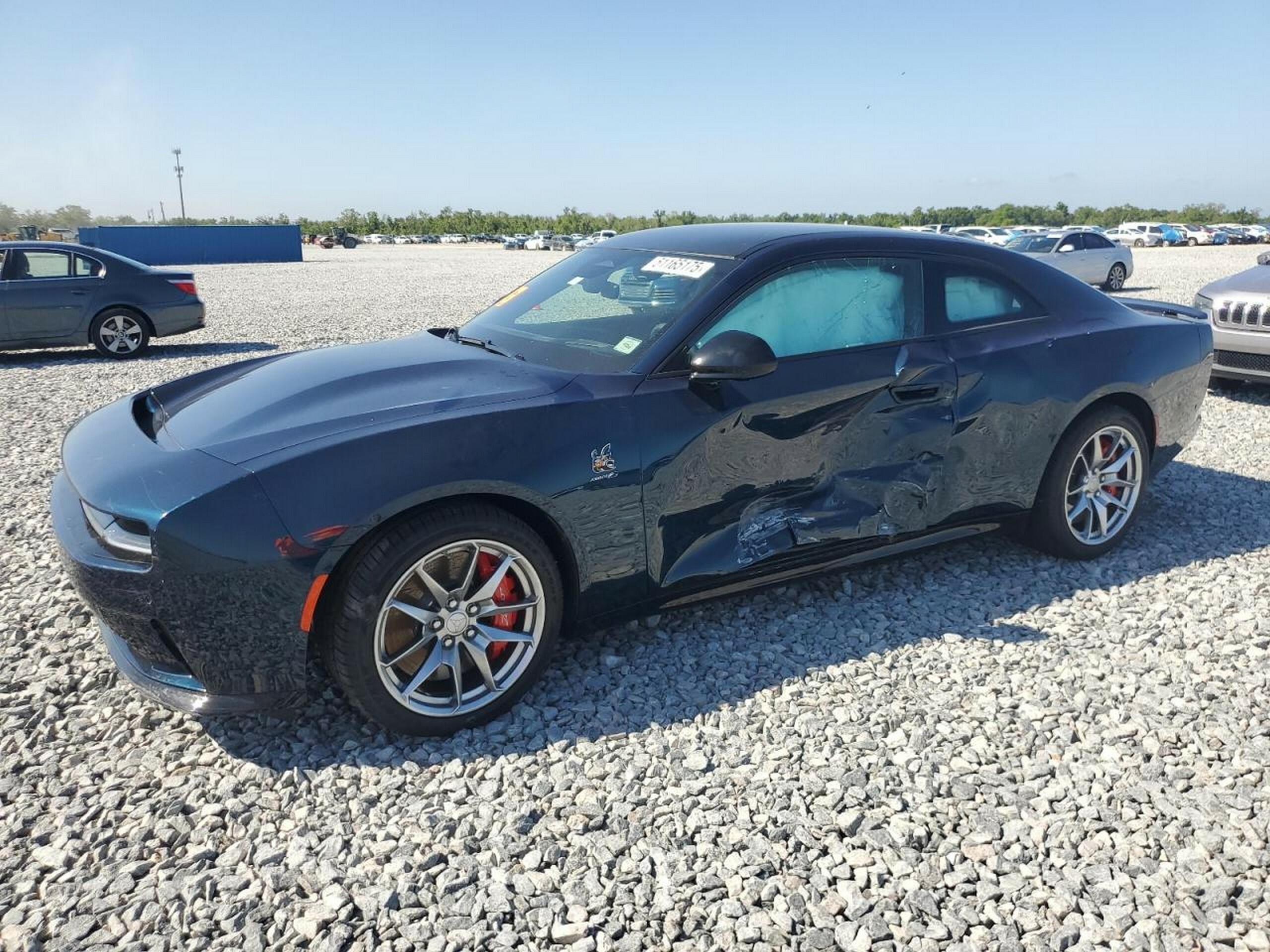 Can A HEMI V8 Save This Wrecked Dodge Charger Daytona EV From The Scrap ...