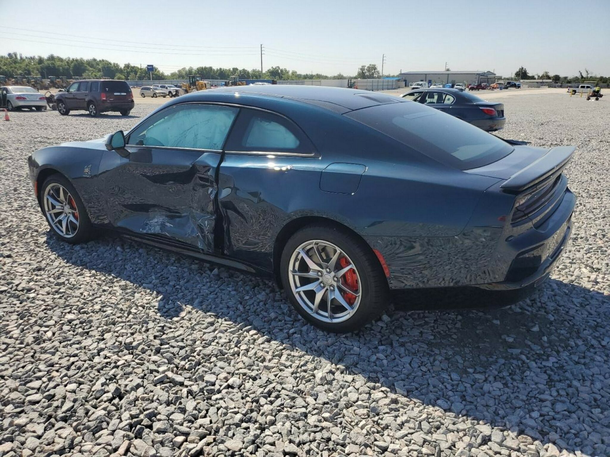 Can A HEMI V8 Save This Wrecked Dodge Charger Daytona EV From The Scrap ...