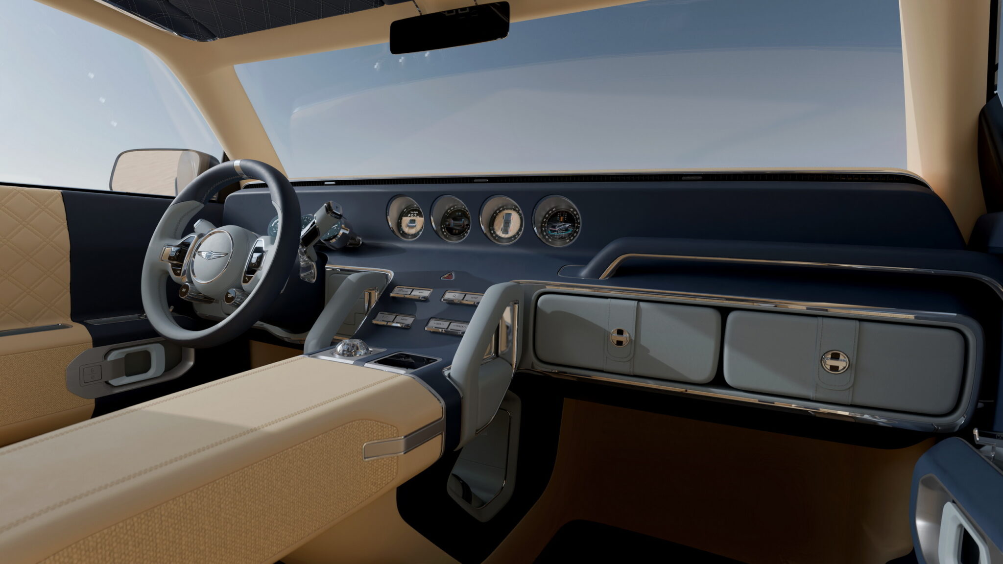 Genesis Concept Eyes Defender With Sci-Fi Looks And Throwback Analog ...