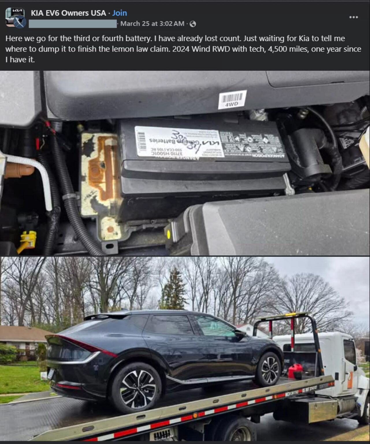 Kia EV6 Owner Fed Up After Multiple 12V Battery Failures | Carscoops