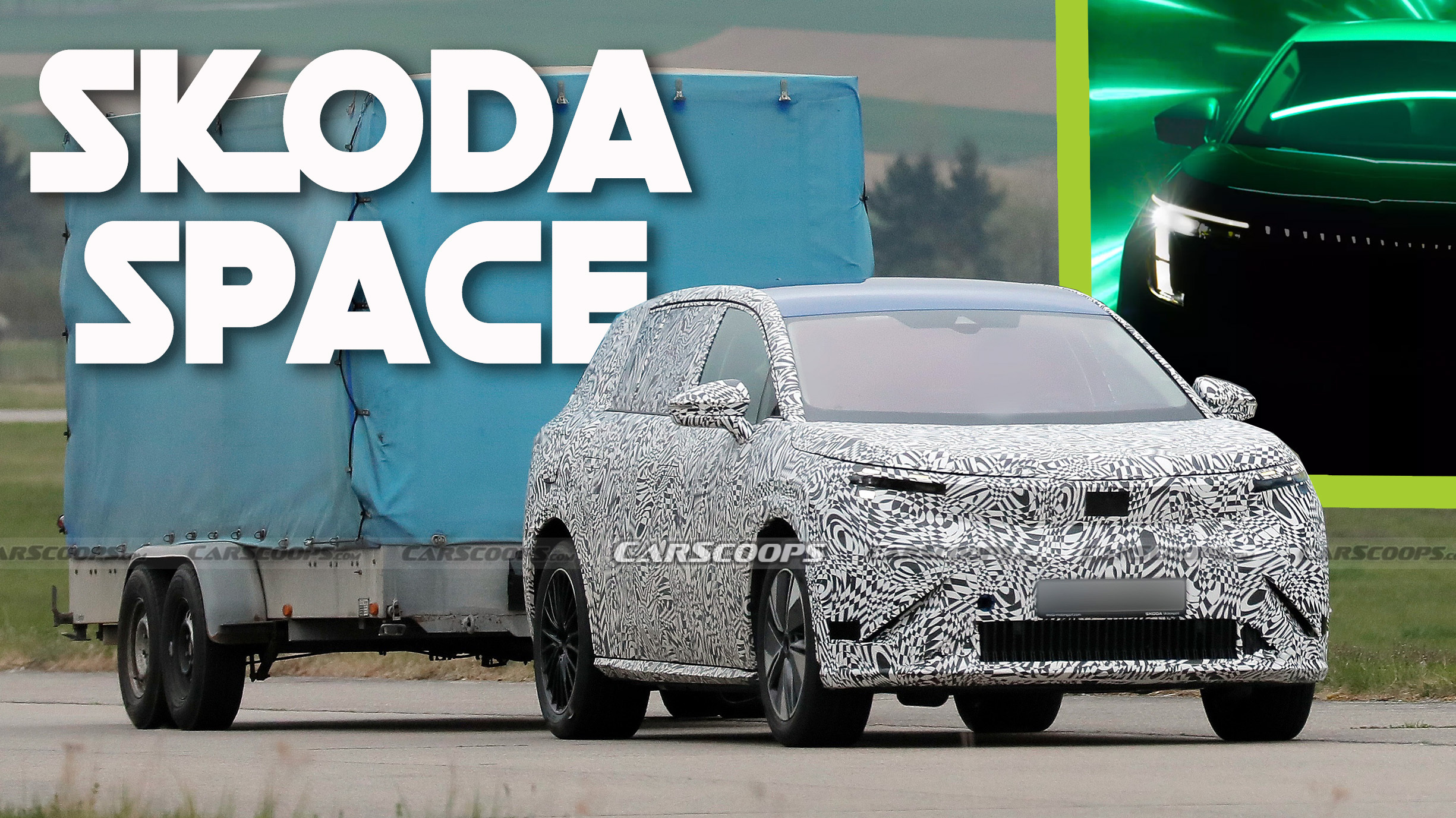 Skoda’s New Electric 7-Seater SUV Can Tow But Don’t Expect To Go Far ...