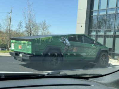 Self-Aware Tesla Cybertruck Identifies As A Dumpster | Carscoops