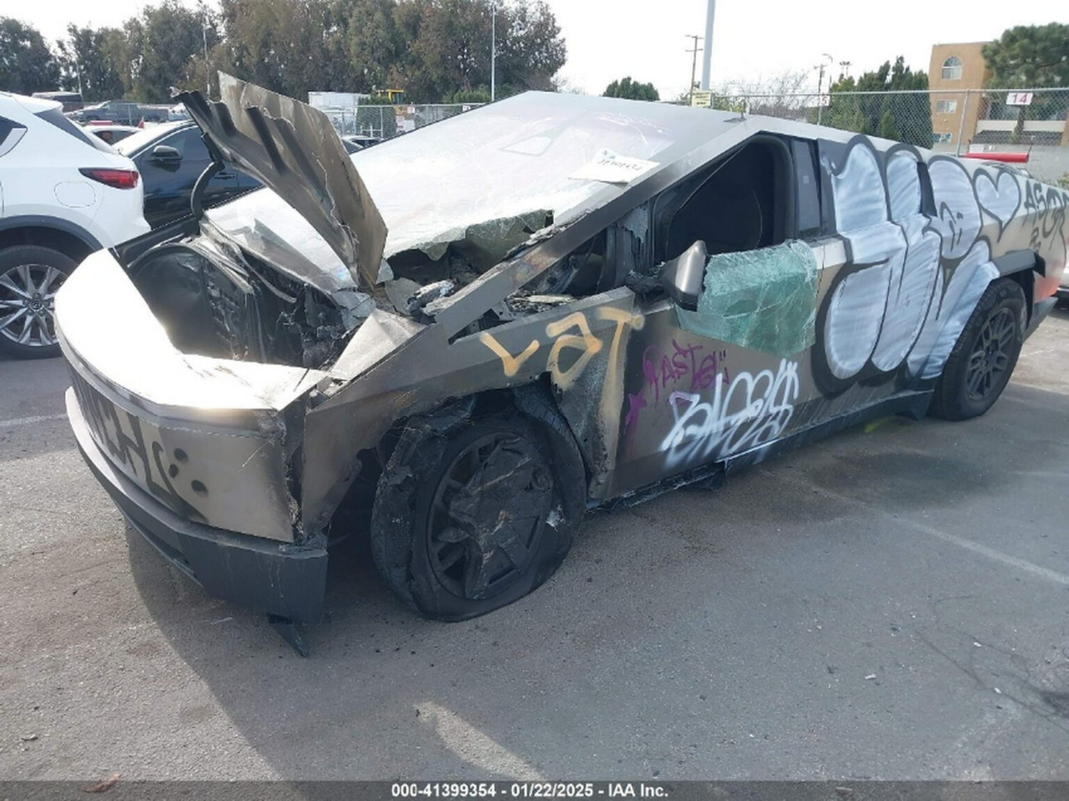 For Sale: Tesla Cybertruck With One Of One Paint Job | Carscoops