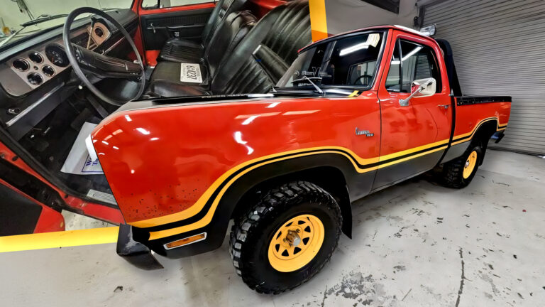 Barn Find Dodge Macho Power Wagon With 746 Miles Still Smells Like 1977 ...
