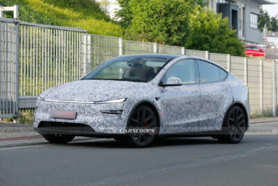 New Tesla Model Y Performance Breaks Cover, Plaid Wheels And All ...
