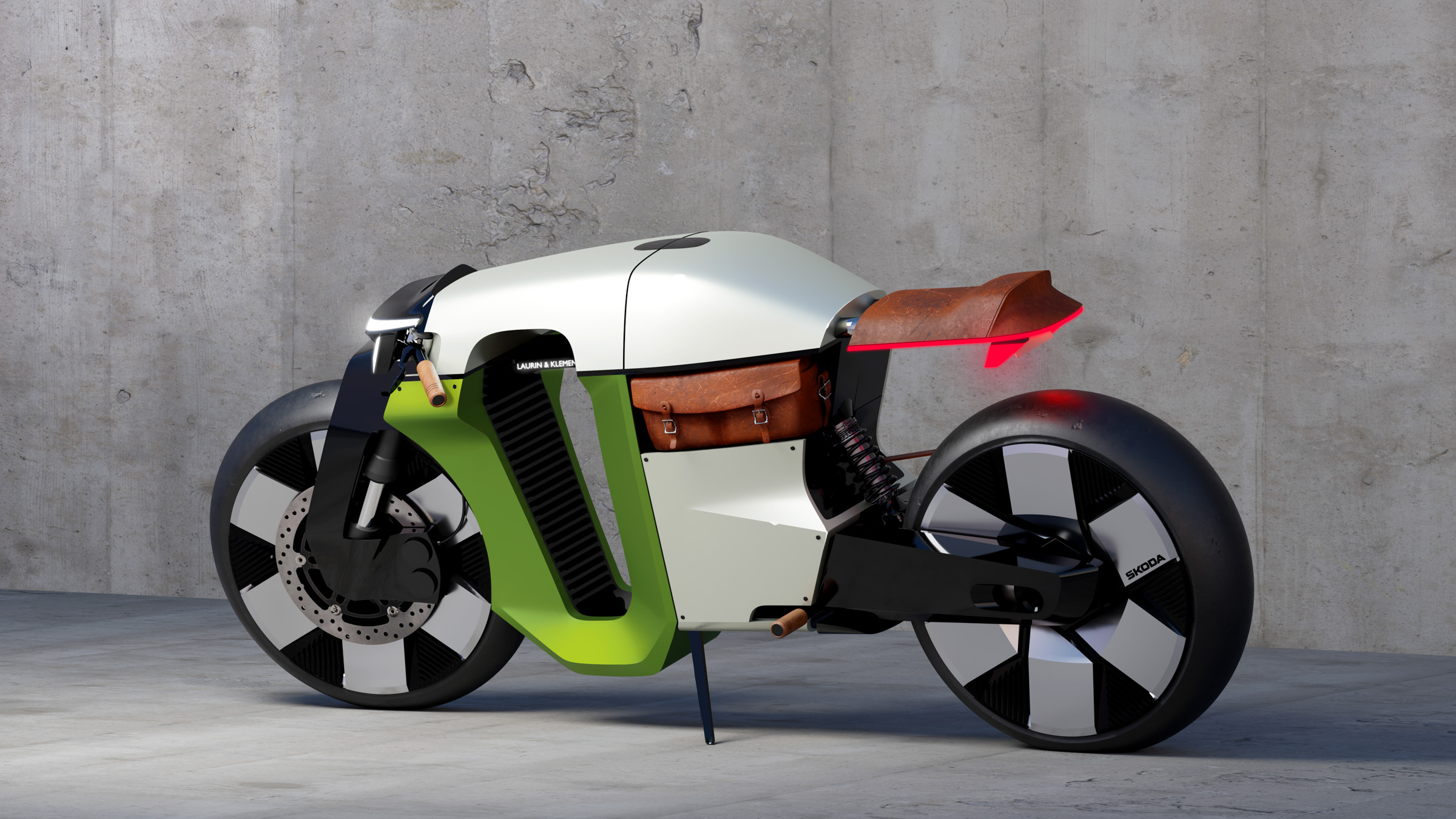 This Wild Electric Cafe Racer Reboots An 1899 Skoda Motorcycle | Carscoops