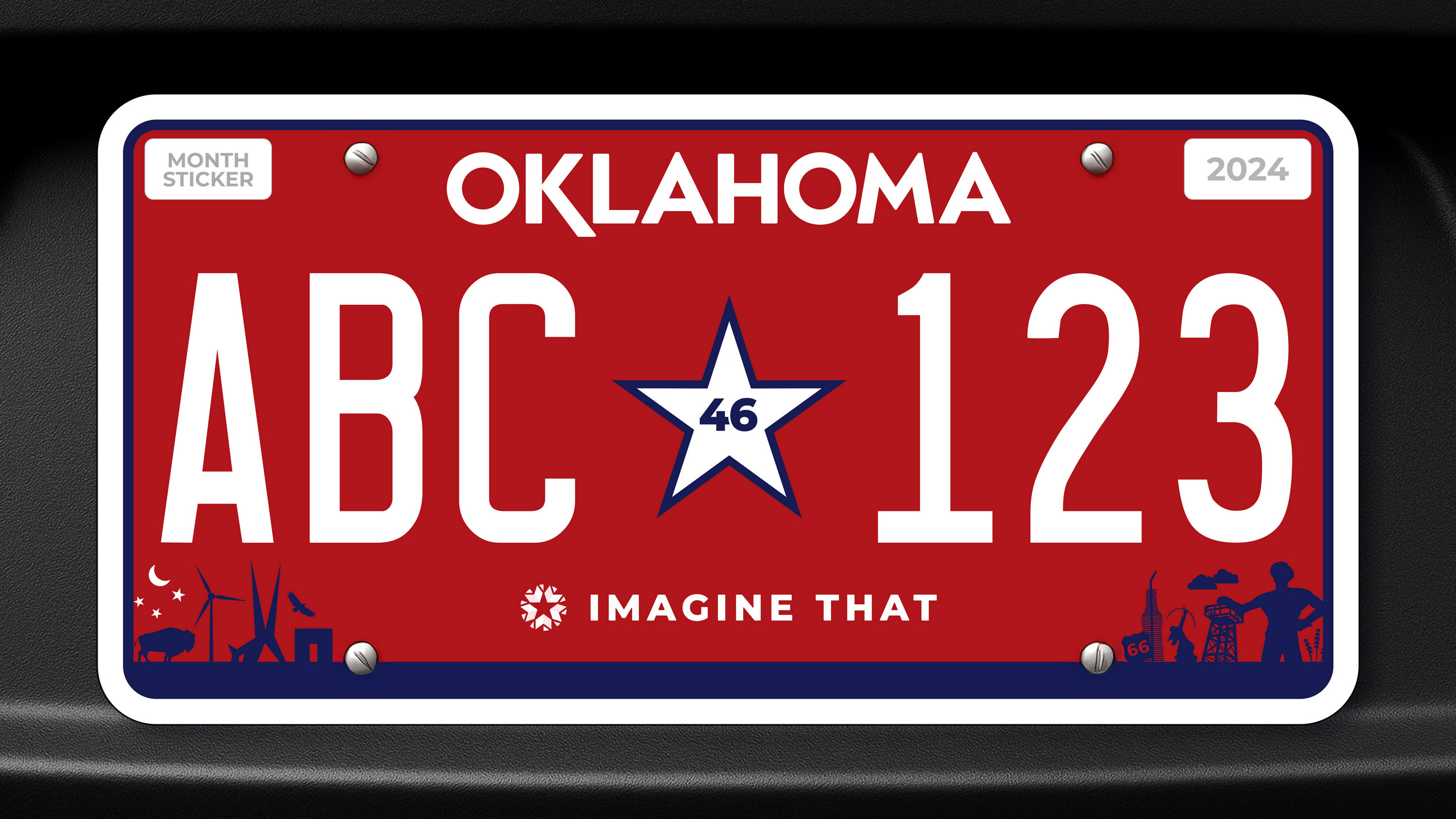Public Said Nyet To This License Plate Design But Oklahoma Officials ...
