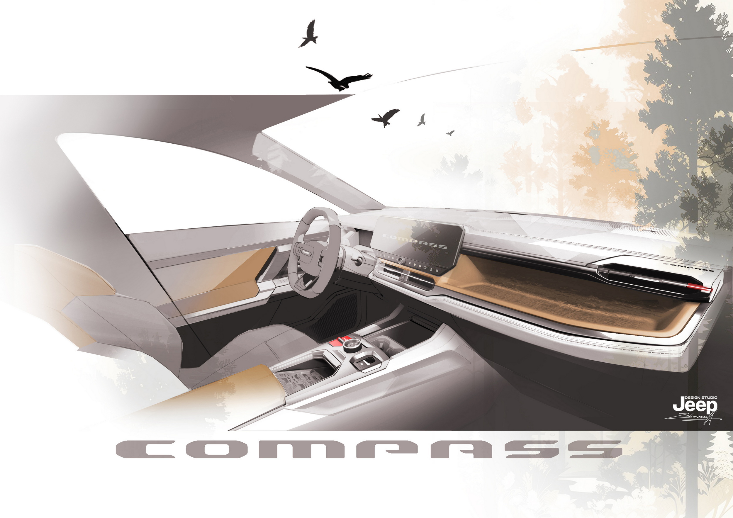 Jeep’s Most Rugged Compass Uses An Interior Trick To Hide Dirt Like A ...