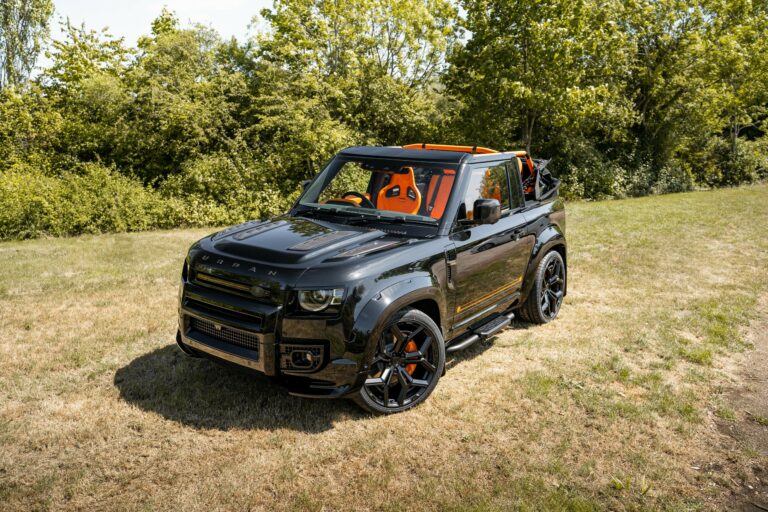 This Custom Defender Drops Its Top And Lets The Leather Do All The ...