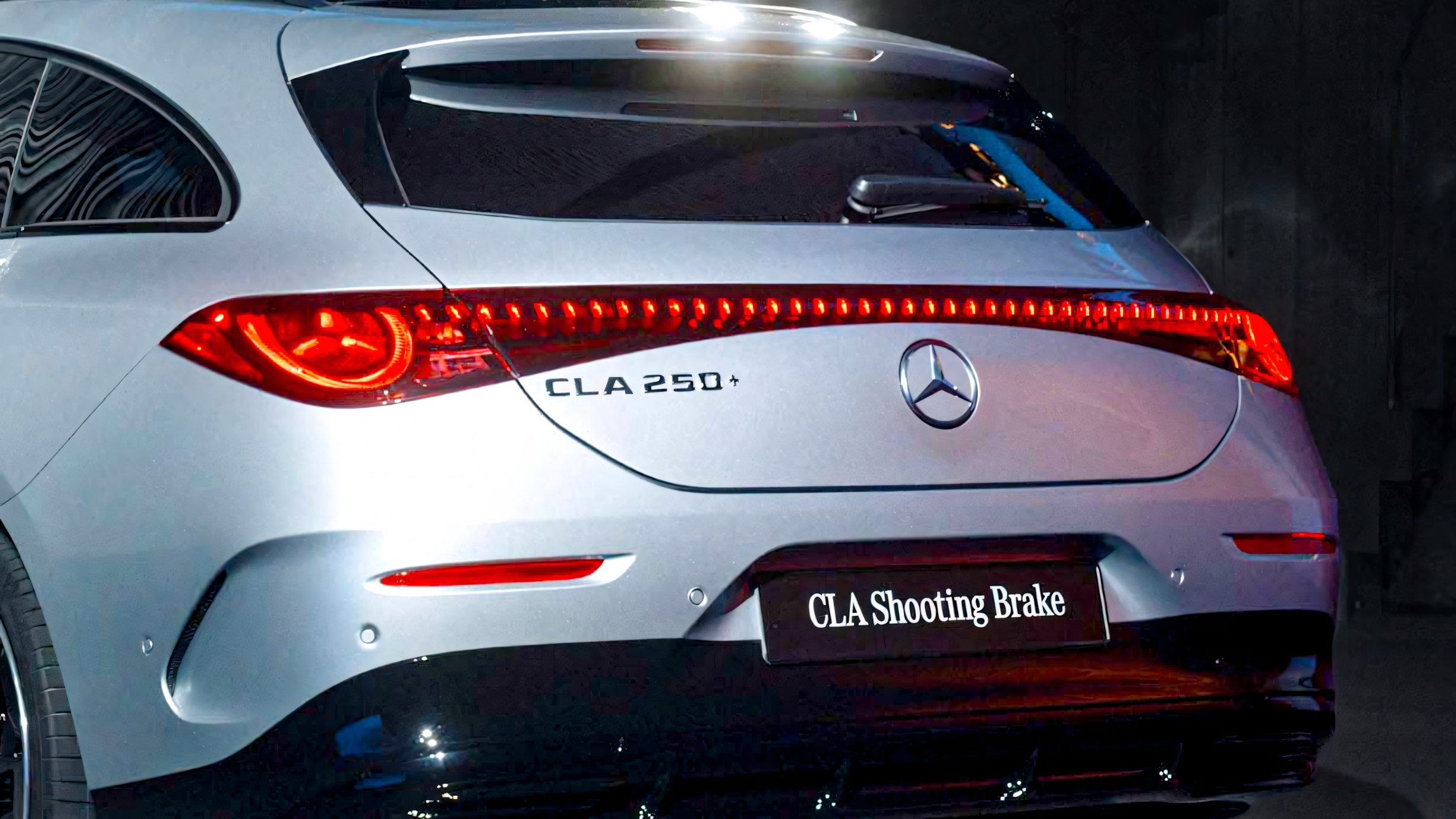 Mercedes Made An Electrified CLA Wagon With Stars In The Roof | Carscoops