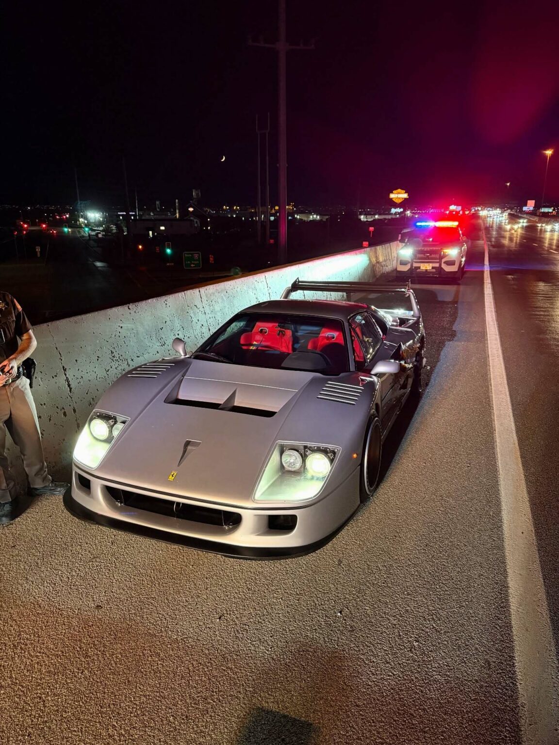 Ferrari F40 Crippled In Hit-And-Run Crash. Can You Identify The Driver ...