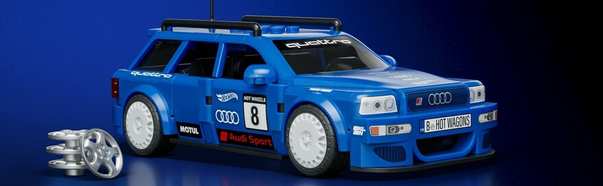 You Can Build Your Own Audi RS2 Brick by Brick | Carscoops