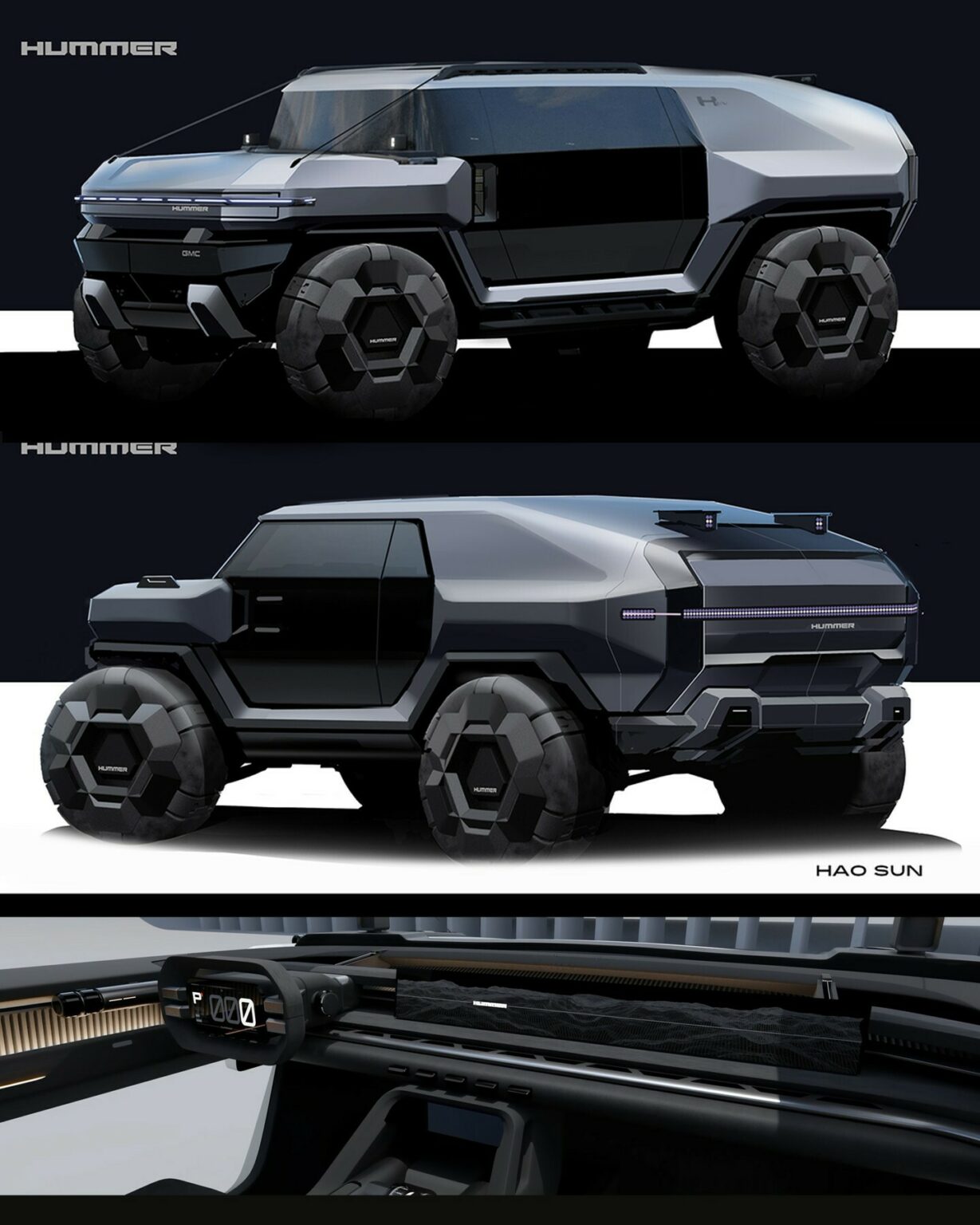 GMC 험머 HEV 피크 콘셉트 / 루시드 오프로드 EV SUV : 클리앙