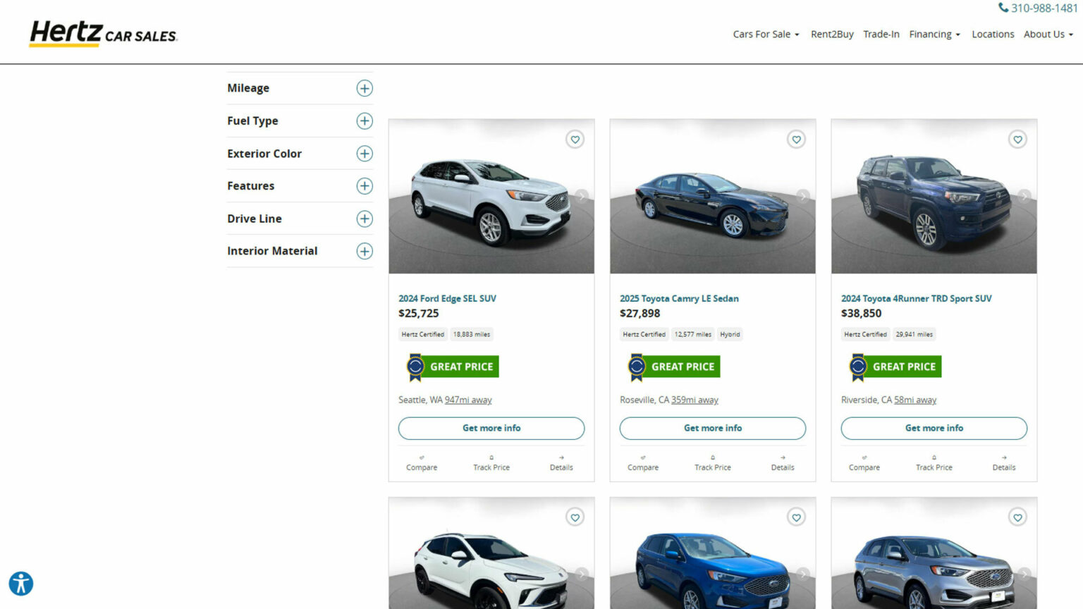 Hertz Is Now An Online Used Car Dealer Too | Carscoops