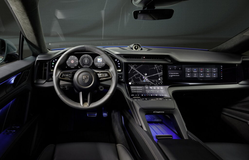 New Cayenne Electric Packs More Screens Than A Vegas Buffet Of LEDs ...