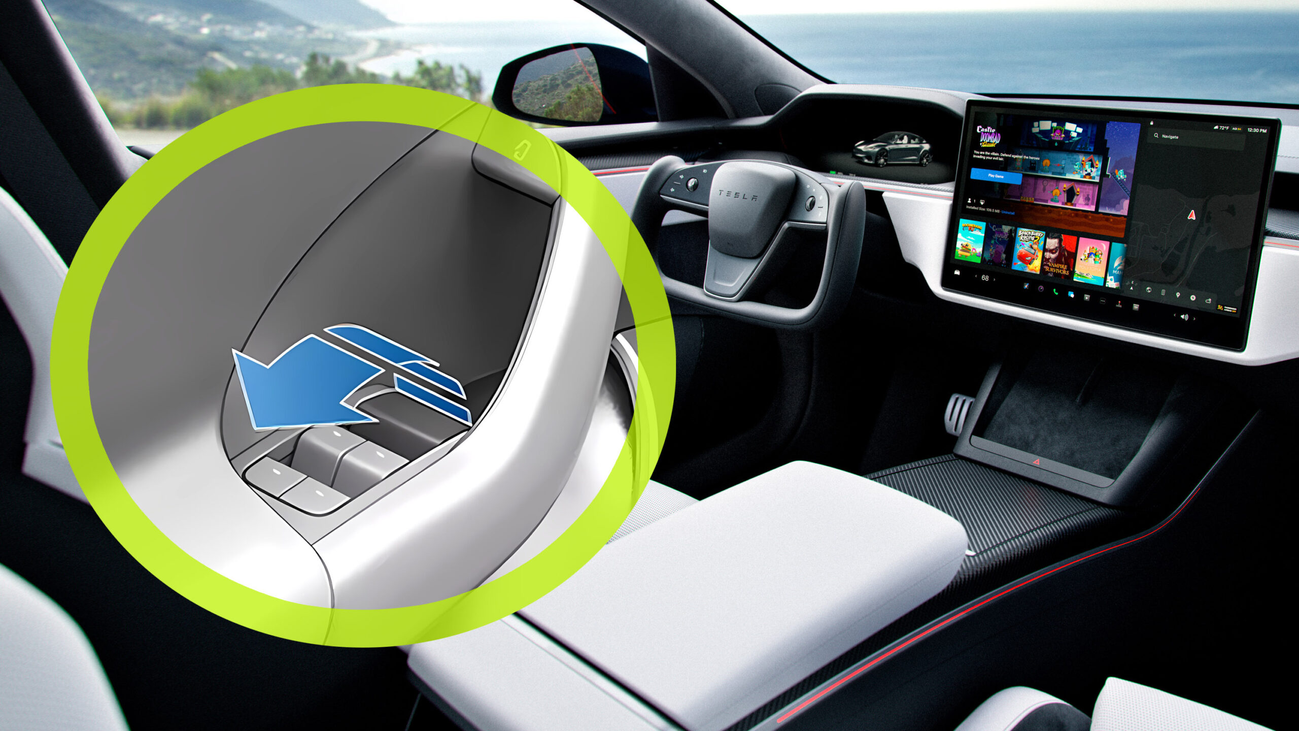 How To Open Tesla Doors With No Power In An Emergency | Carscoops