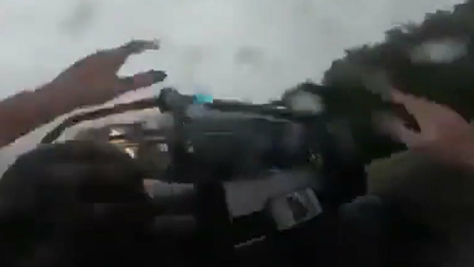 Police Run Over Biker After High-Speed Chase | Carscoops