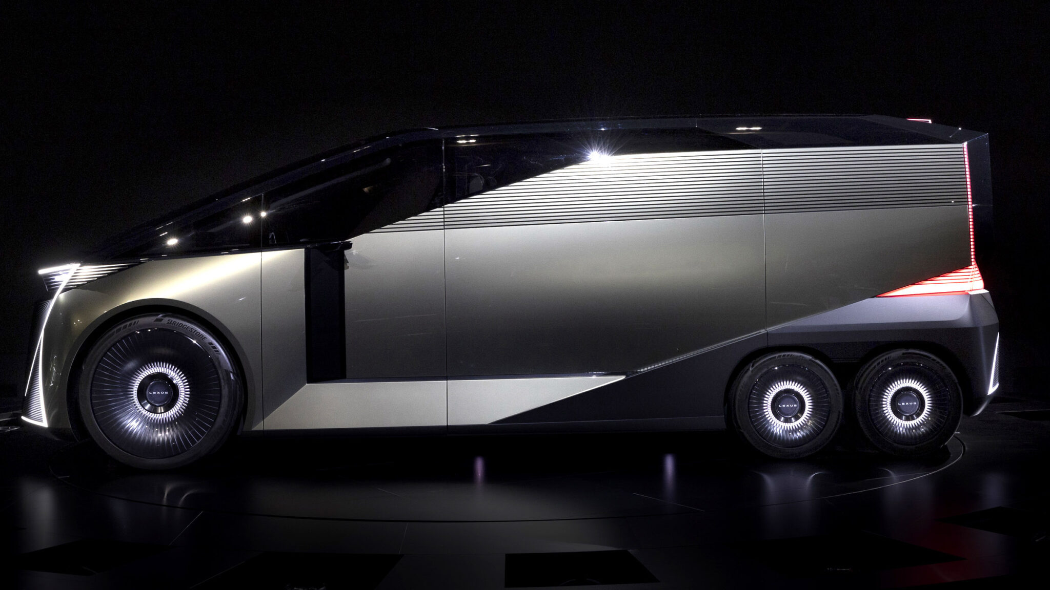 The Lexus LS Has Just Morphed Into A Bizarre Six-Wheeled Minivan ...
