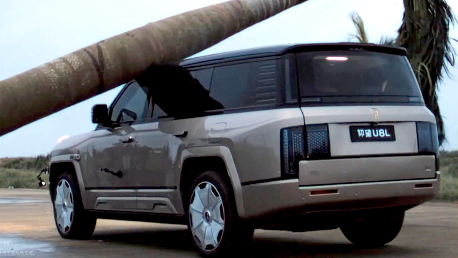 BYD Drops Giant Palm Tree On $150K YangWang And It Drives Off Like ...