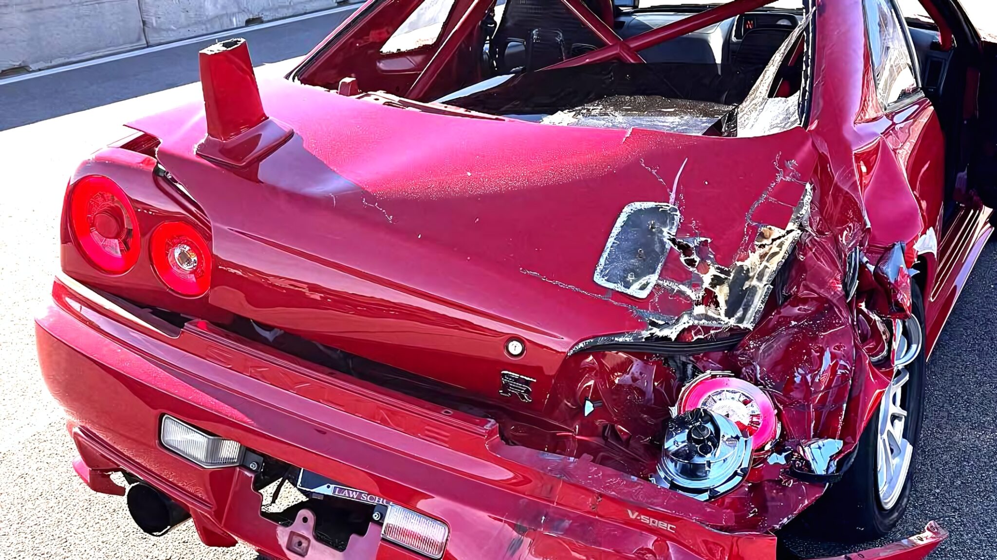 Forklift Crashes Into Two Nissan Skyline GT-Rs At Laguna Seca | Carscoops