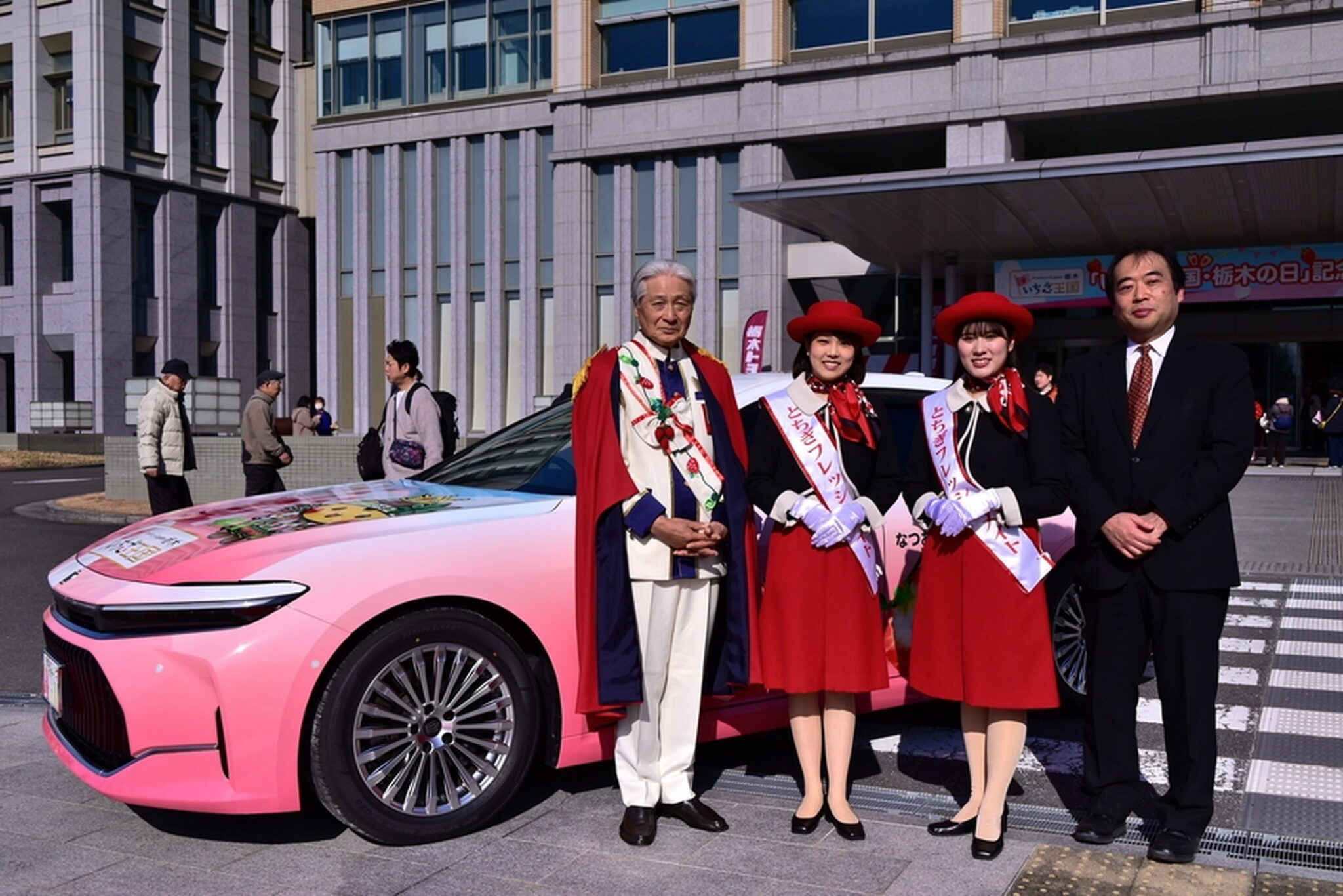 Toyota Made A Pink Sedan, And The Reason Is Actually Pretty Sweet ...
