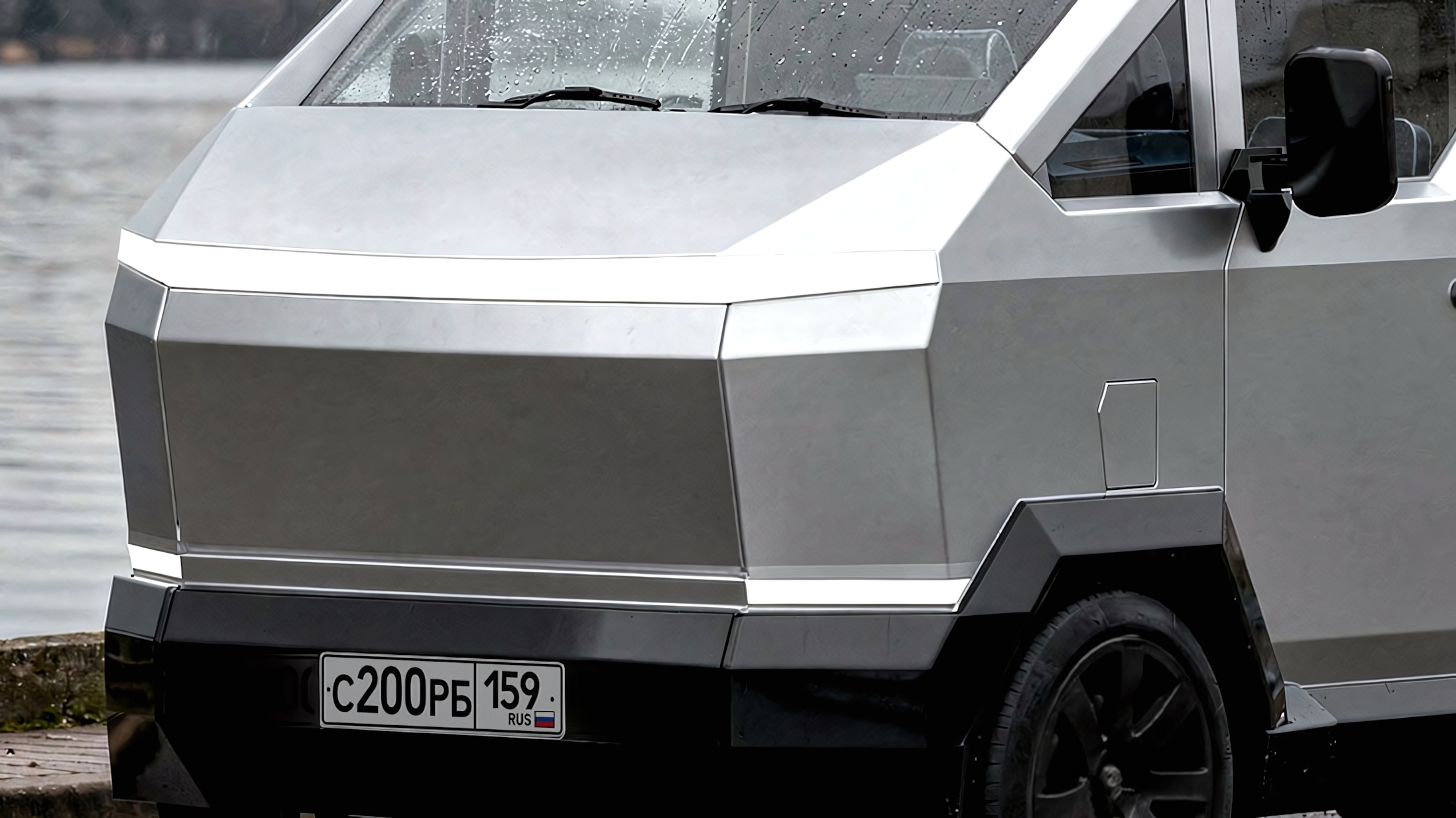 Tesla Never Made A Cybervan, So A Russian Startup Did It First | Carscoops