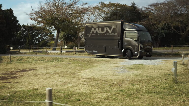 A Gullwing Door Hides The Coziest Room On Wheels | Carscoops