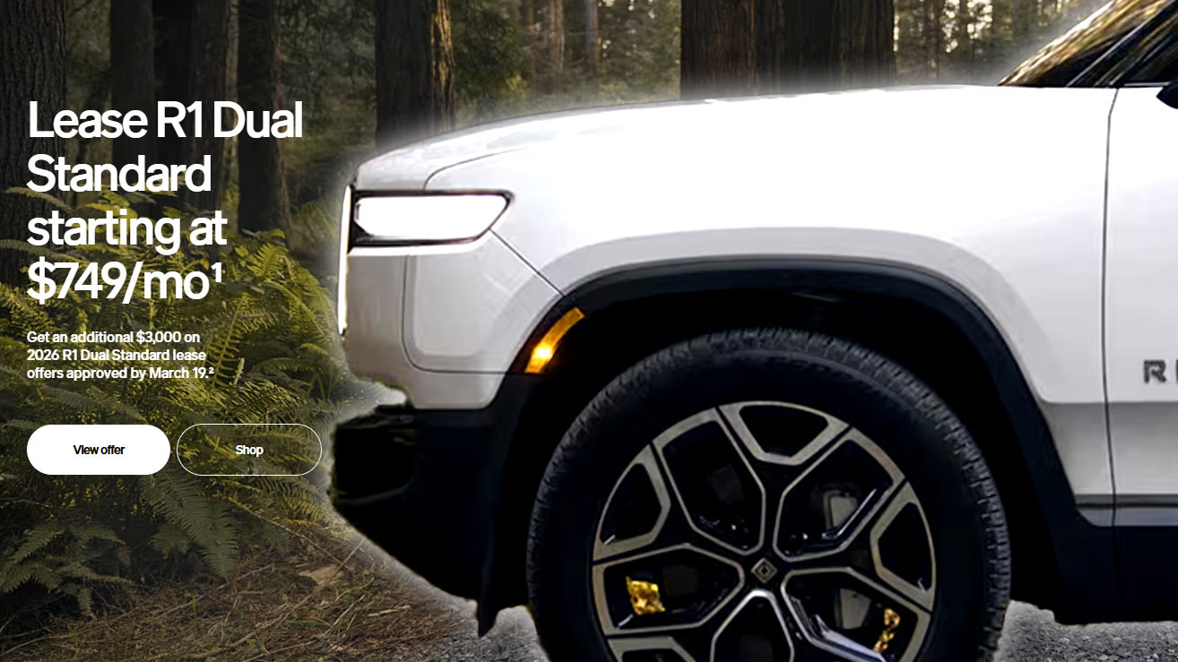 Rivian R1 $749 Lease Looks Like A Deal Until You Run The Numbers ...