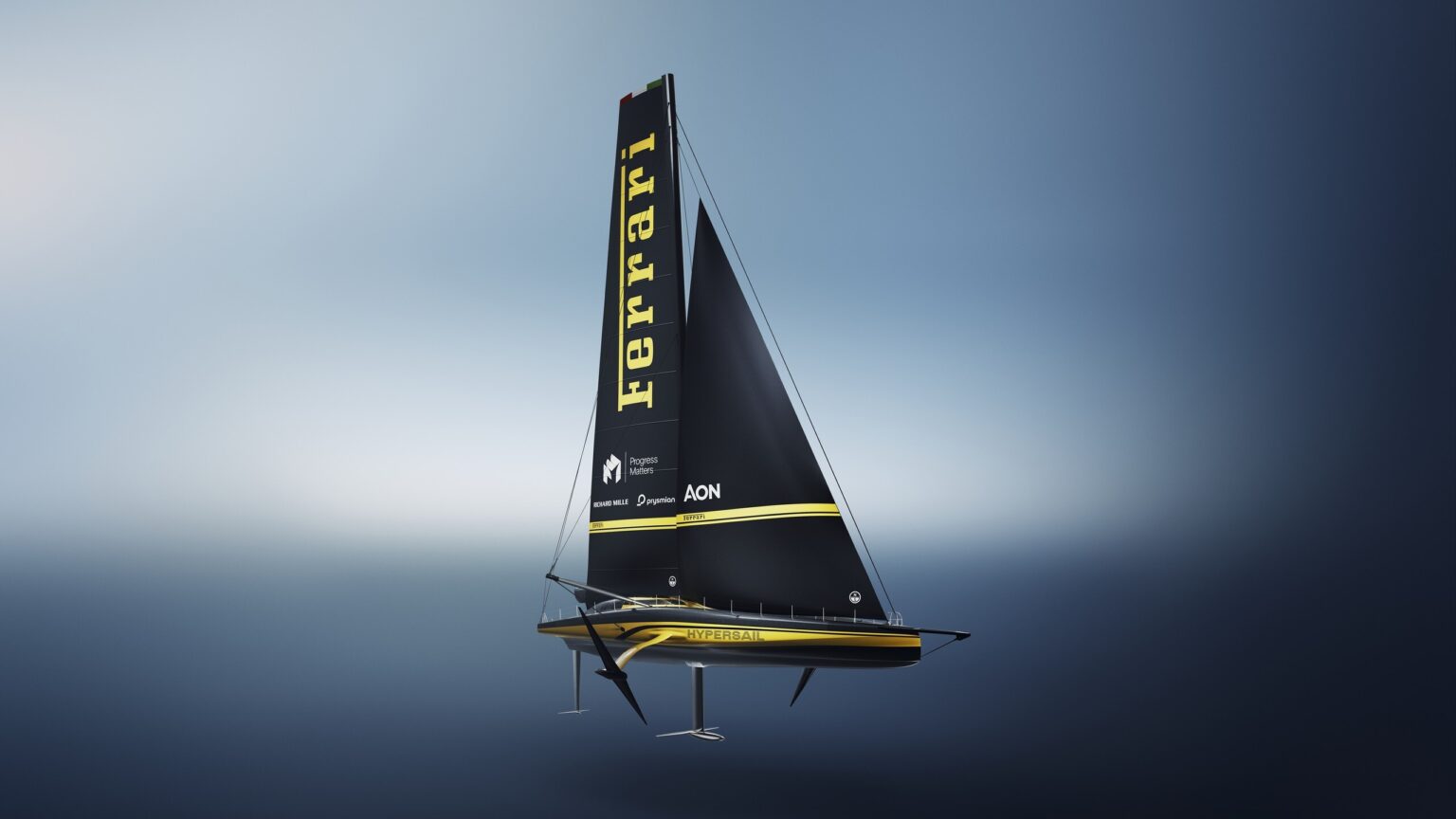 Ferrari’s New Racing Yacht Is Yellow Because Yellow Is Faster Than Red ...