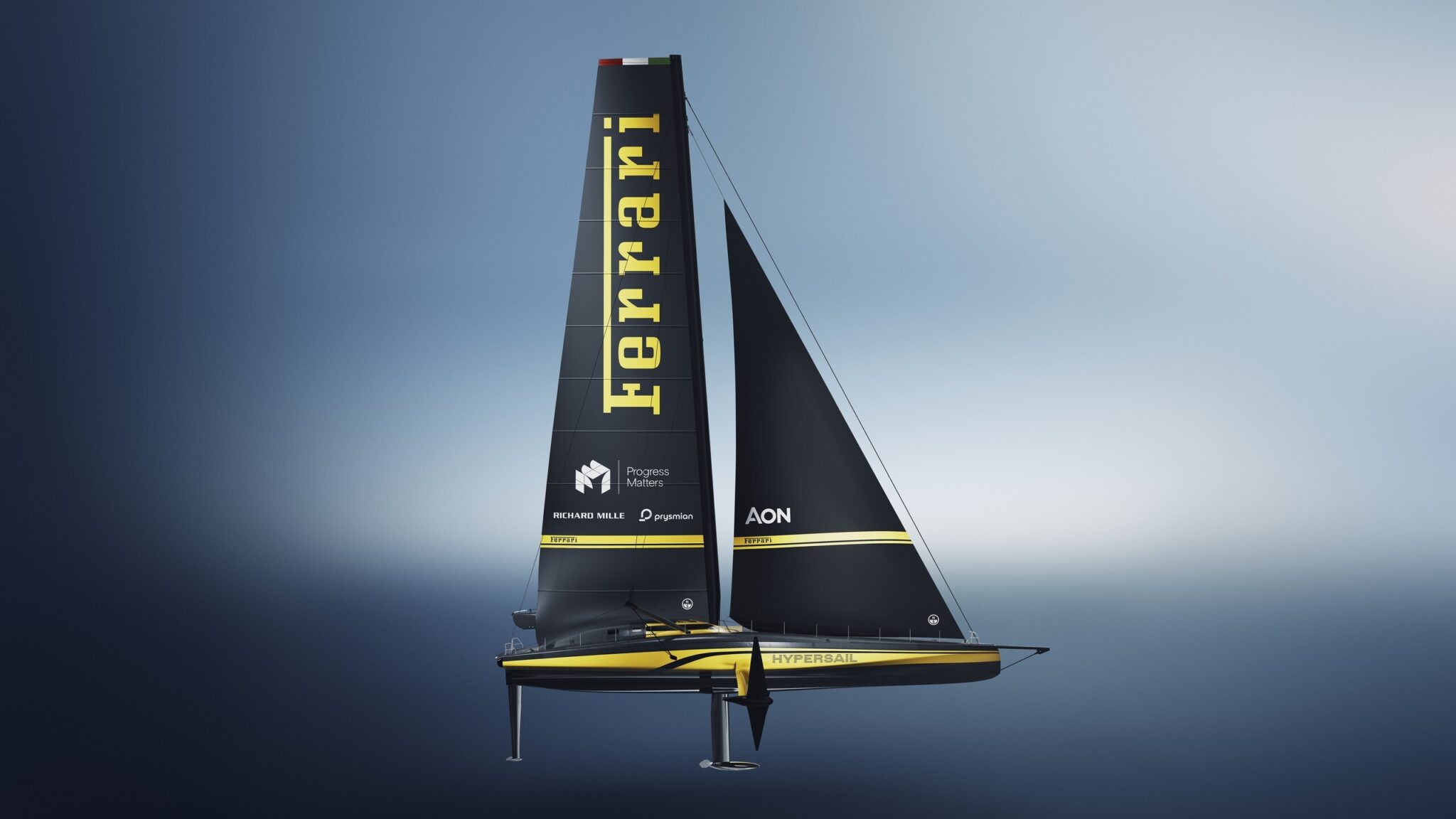 Ferrari’s New Racing Yacht Is Yellow Because Yellow Is Faster Than Red ...