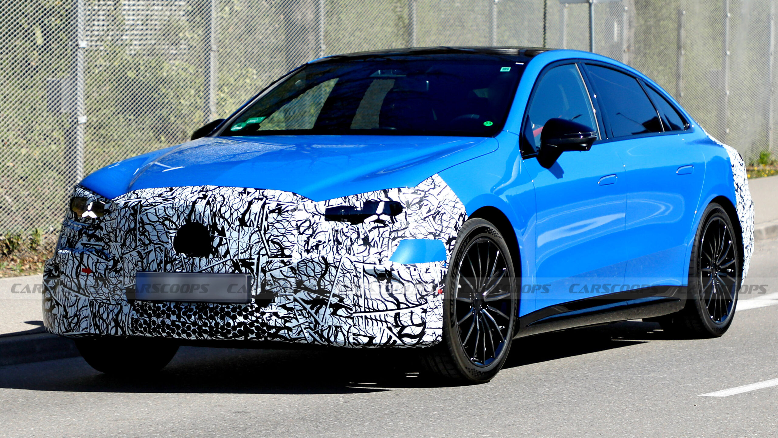 Mercedes’ Electric C-Class EQ Is Running Out Of Camouflage | Carscoops