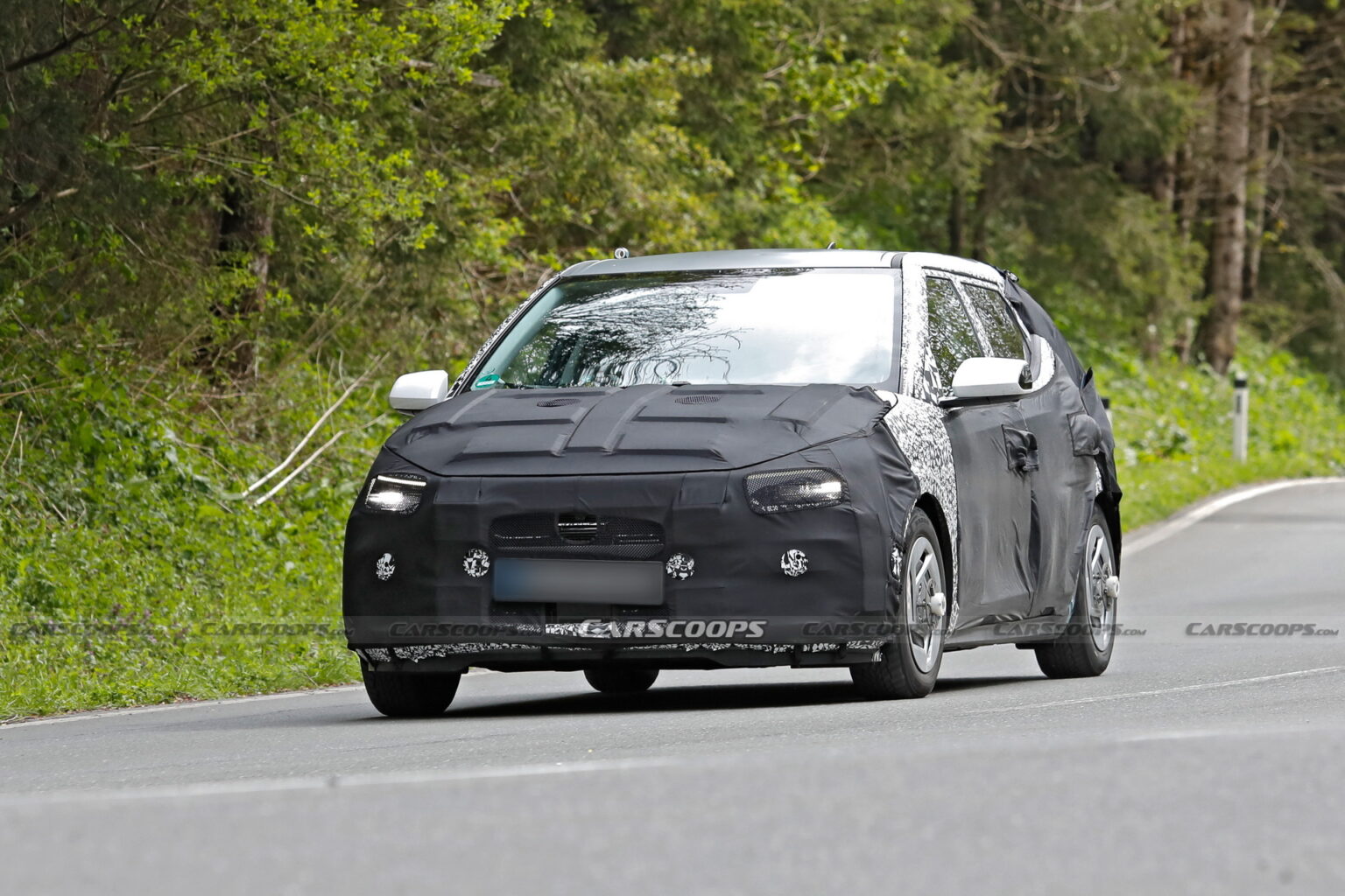 Hyundai’s Next Small Hatch Is Borrowing A Santa Fe Design Trick | Carscoops