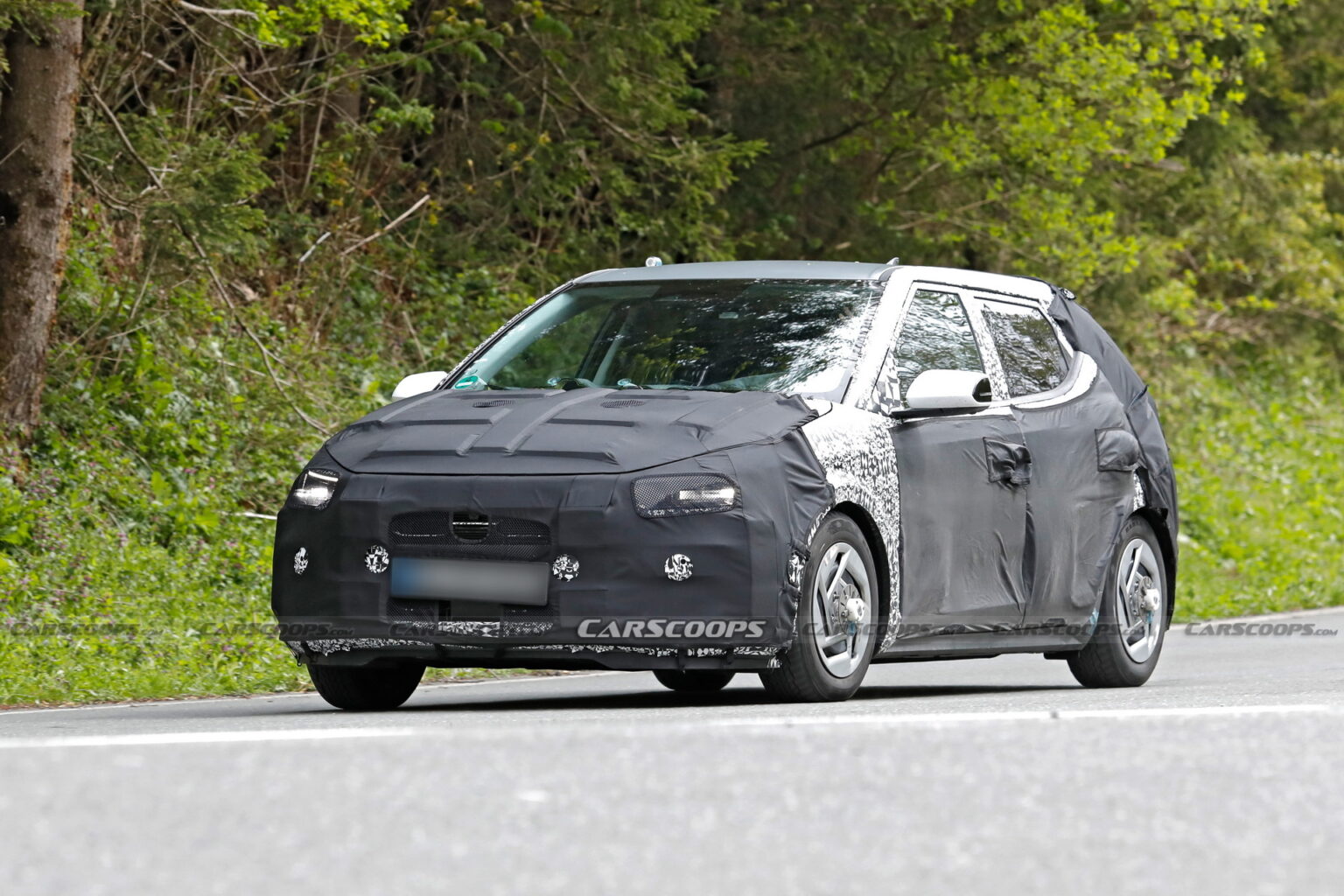 Hyundai’s Next Small Hatch Is Borrowing A Santa Fe Design Trick | Carscoops