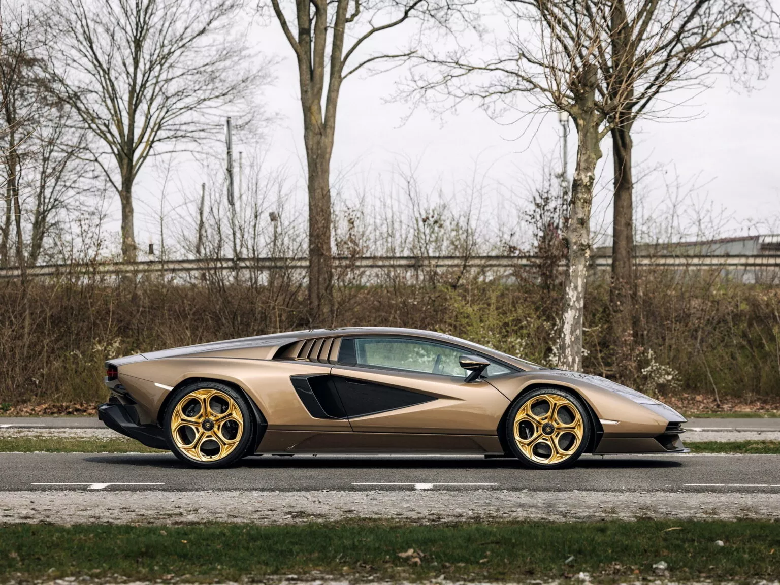 Fotos - Lamborghini Countach LPI 800-4, único en color Luci del Bosco e ...