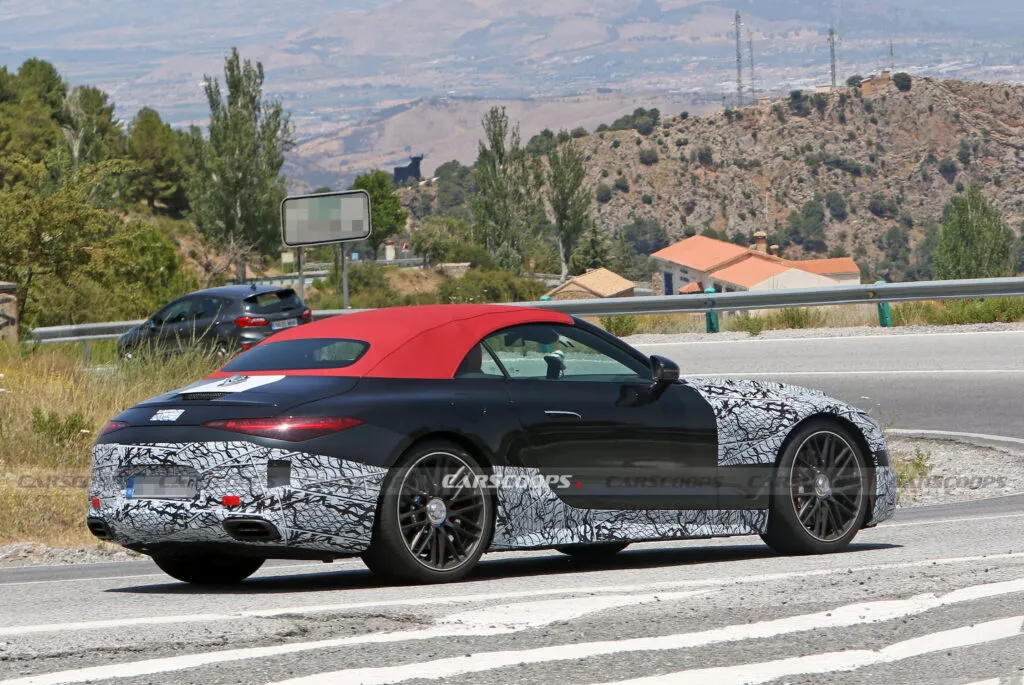 메르세데스 마이바흐 SL 로드스터 위장막 : 클리앙